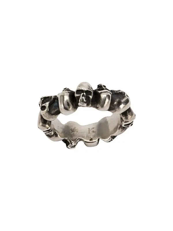 Werkstatt:München Multi Skull Ring - Silver