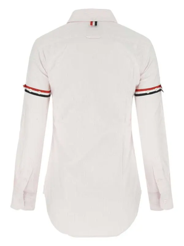 Thom Browne University Stripe Armband Oxford Shirt - Pink