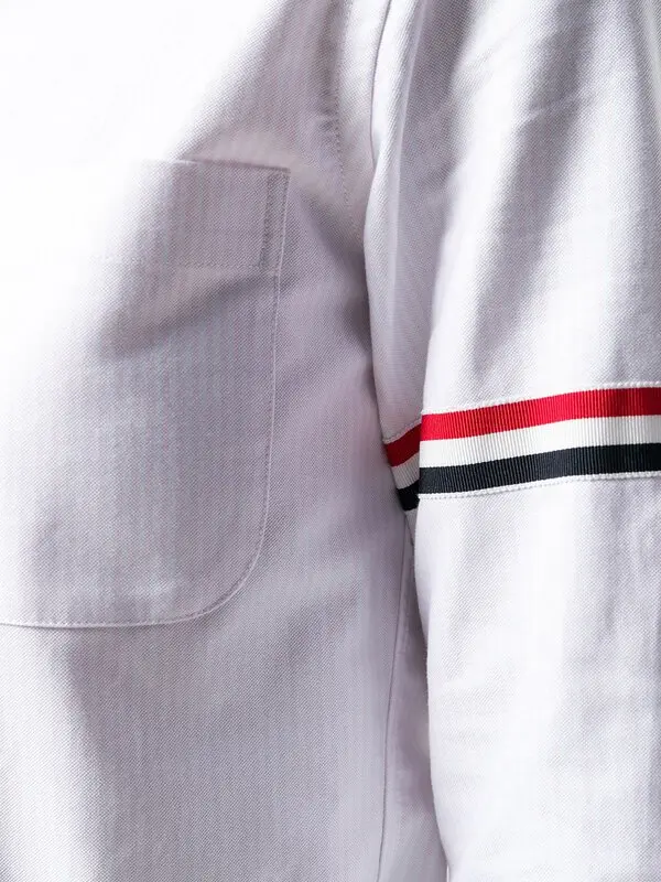 Thom Browne University Stripe Armband Oxford Shirt - Pink
