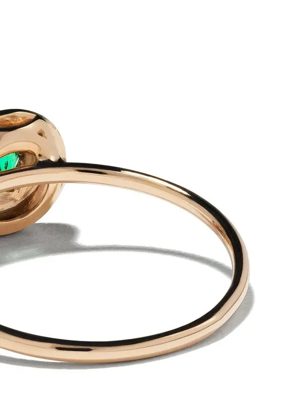 SELIM MOUZANNAR 18kt Diamond And Emerald Ring