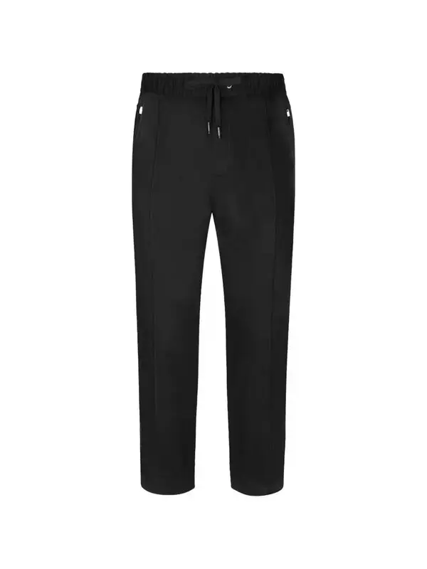Dolce & Gabbana Logo Plaque Sweatpants - Black
