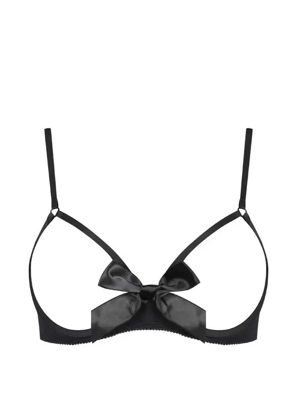 MAISON CLOSE Le Petit Secret Cupless Bra - Black