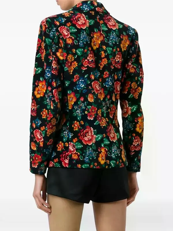 Kenzo 1980s Floral-print Blazer