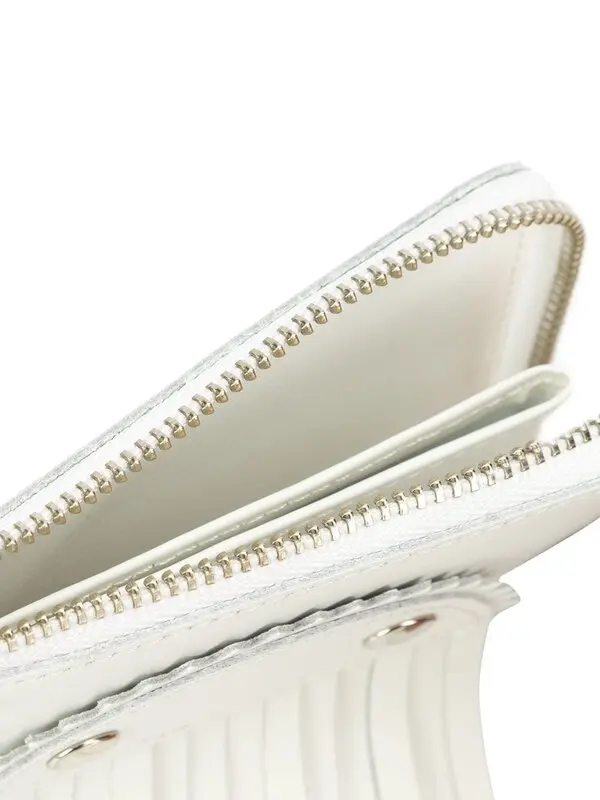 Comme Des Garçons Fringed Cardholder - White