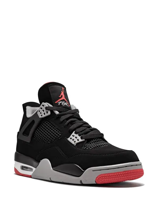 JORDAN Air 4 Retro Bred 2019 Sneakers - Black