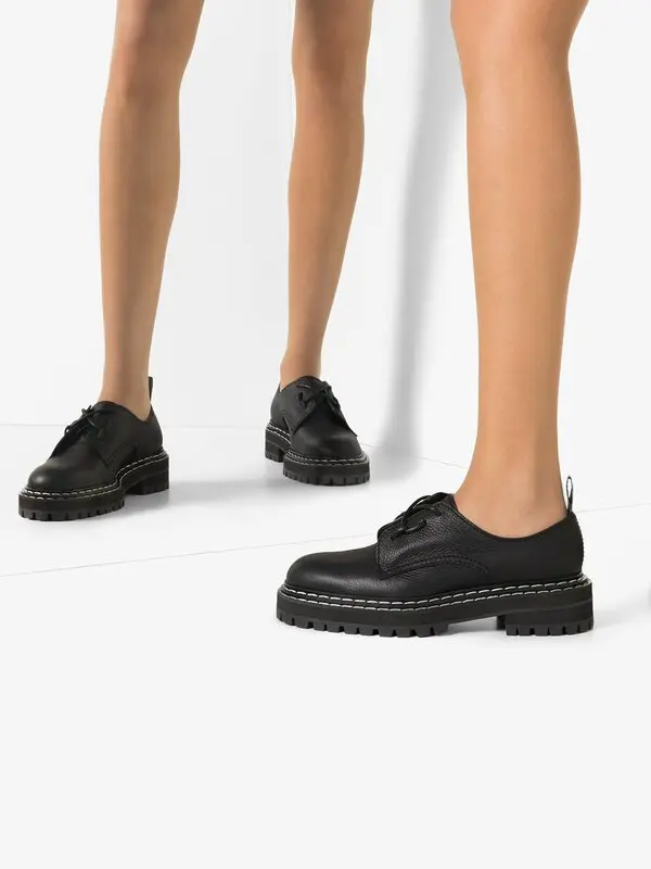 Proenza Schouler Leather Oxford Shoes