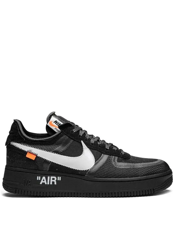 Nike X Off White Air Force 1 Low Sneakers - Black