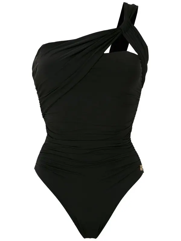 BRIGITTE Draped One-shoulder Swimsuit