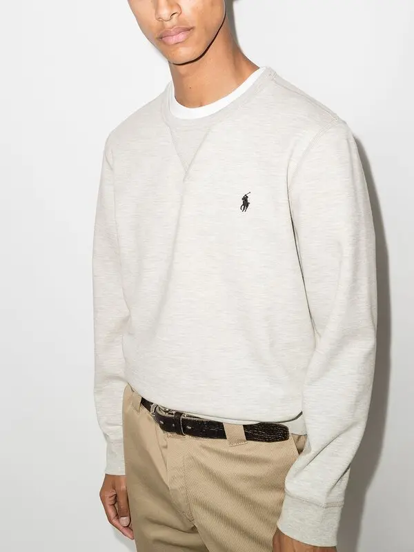 Polo Ralph Lauren Logo-embroidered Sweatshirt - Grey