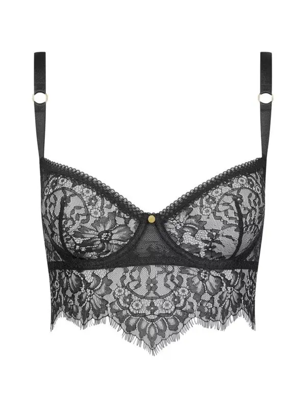 MAISON CLOSE Inspiration Divine Balconette Bra - Black