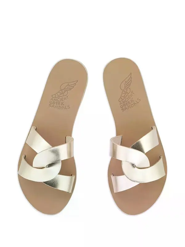 ANCIENT GREEK SANDALS Desmos Crossover Sandals - Gold