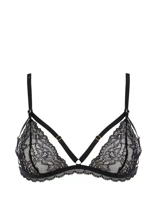 MAISON CLOSE Le Petit Secret Triangle Bra - Black