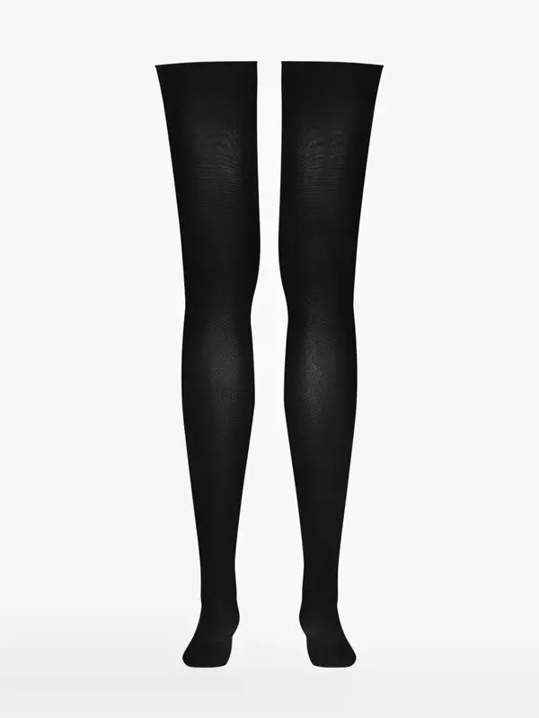 MAISON CLOSE Cut And Curled Stockings - Black