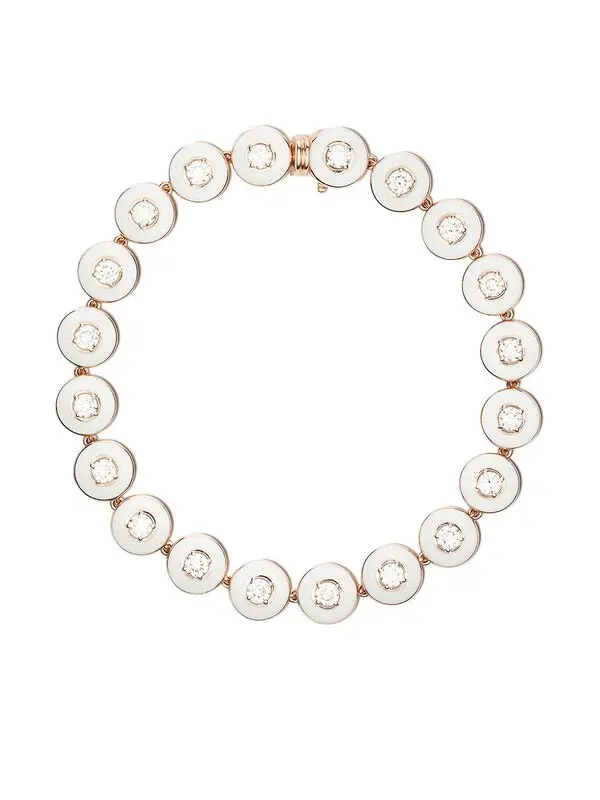 SELIM MOUZANNAR 18kt Diamond Mina Bracelet - Pink