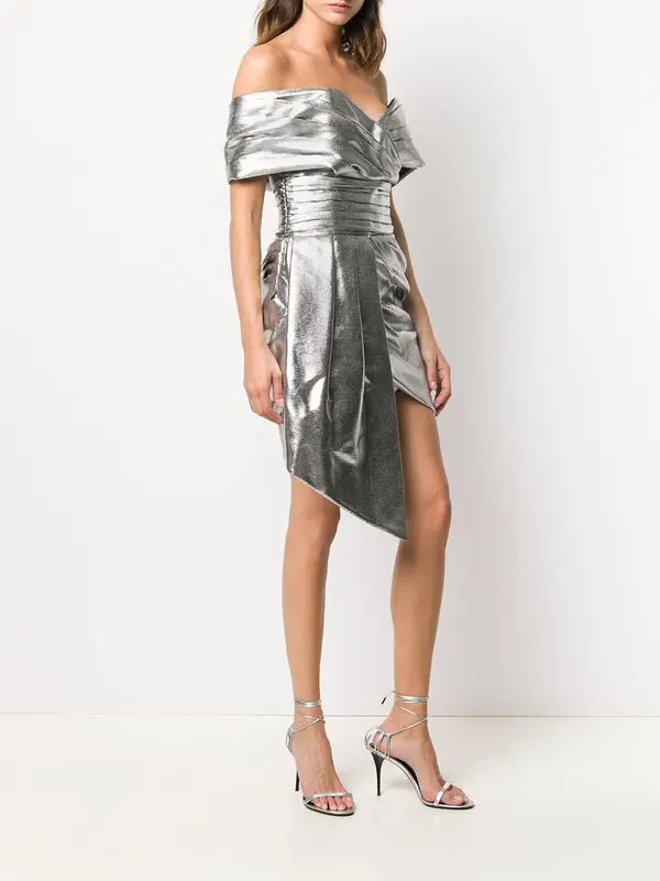 Alexandre Vauthier Off-the-shoulder Mini Dress