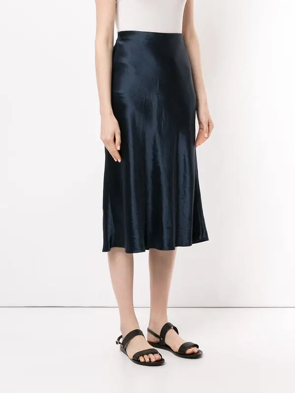 Vince High-waisted Skirt - Blue