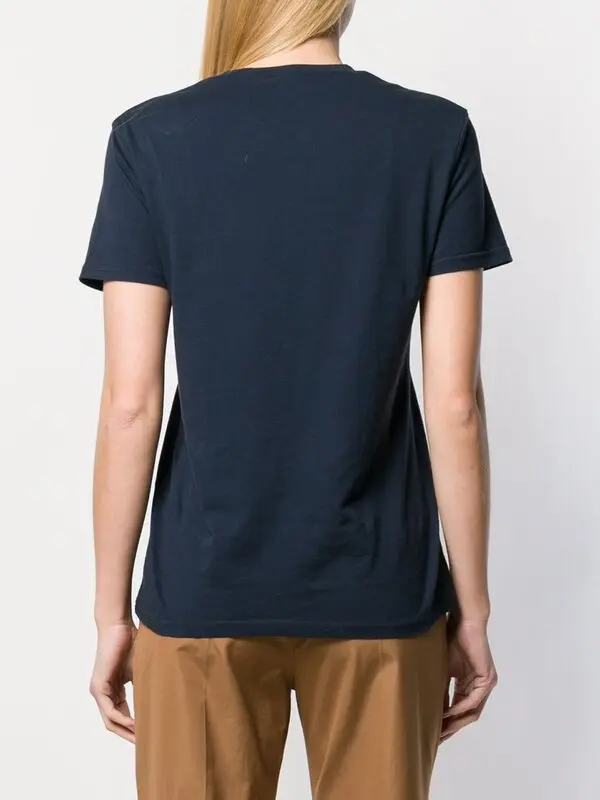Aspesi Silenzio Print T-shirt - Blue