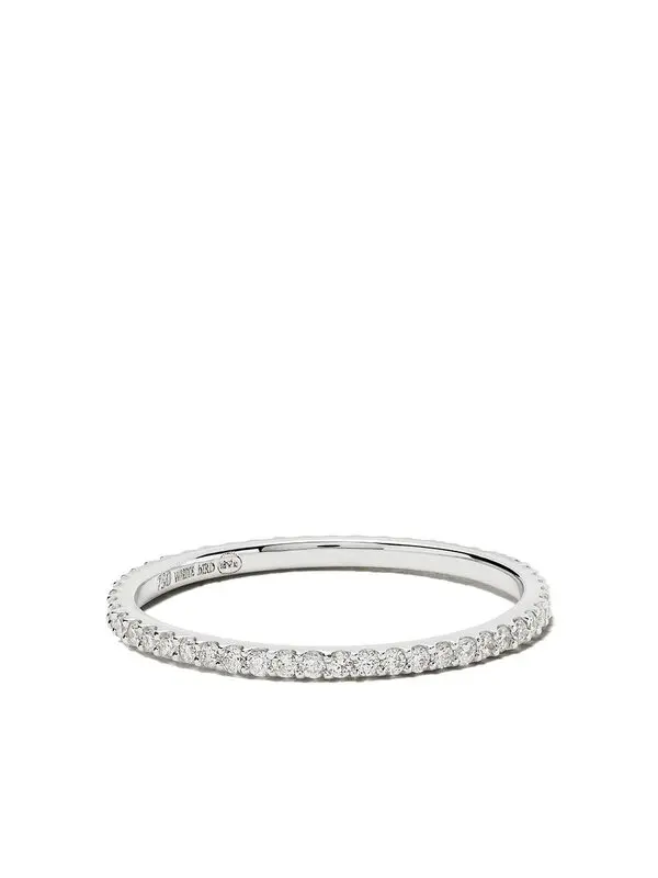 WE BY WHITEBIRD 18kt Gold Diamond Solange Ring - Silver
