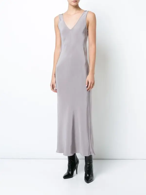 Voz Opal Maxi Shift Dress - Grey