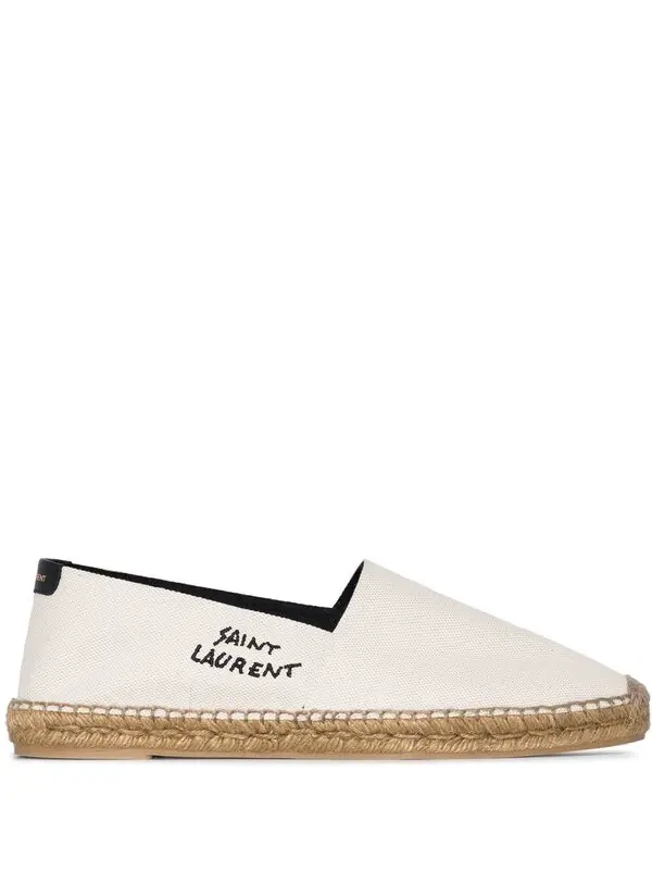 Saint Laurent Logo-embroidered Espadrilles