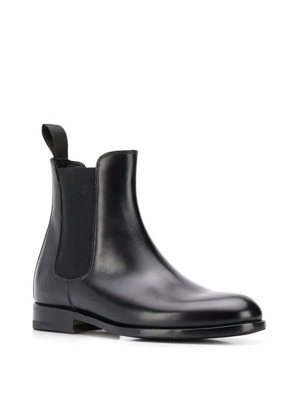 SCAROSSO Elena Chelsea Boots - Black