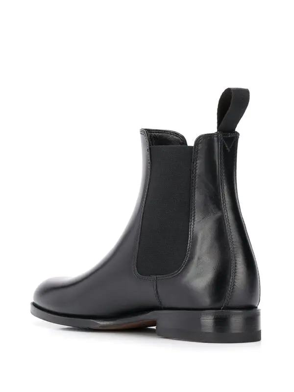 SCAROSSO Elena Chelsea Boots - Black