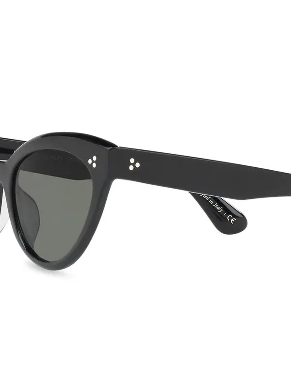 Oliver Spencer Roella Cat Eye Sunglasses - Black