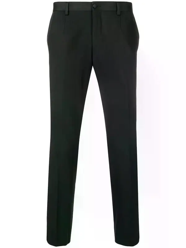 Dolce & Gabbana Slim Tailored Trousers - Black