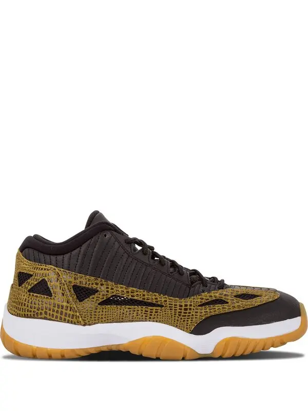 JORDAN Air 11 Retro Low Croc Sneakers - Brown