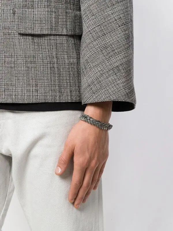 Emanuele Bicocchi Woven Chain Bracelet