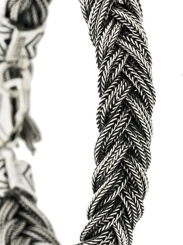 Emanuele Bicocchi Woven Chain Bracelet