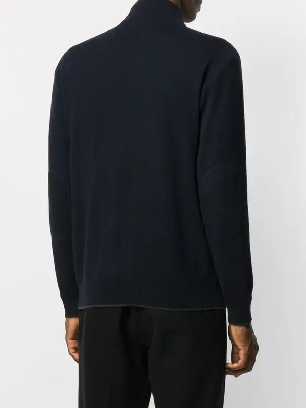 N.peal Carnaby Half-zip Sweater - Black