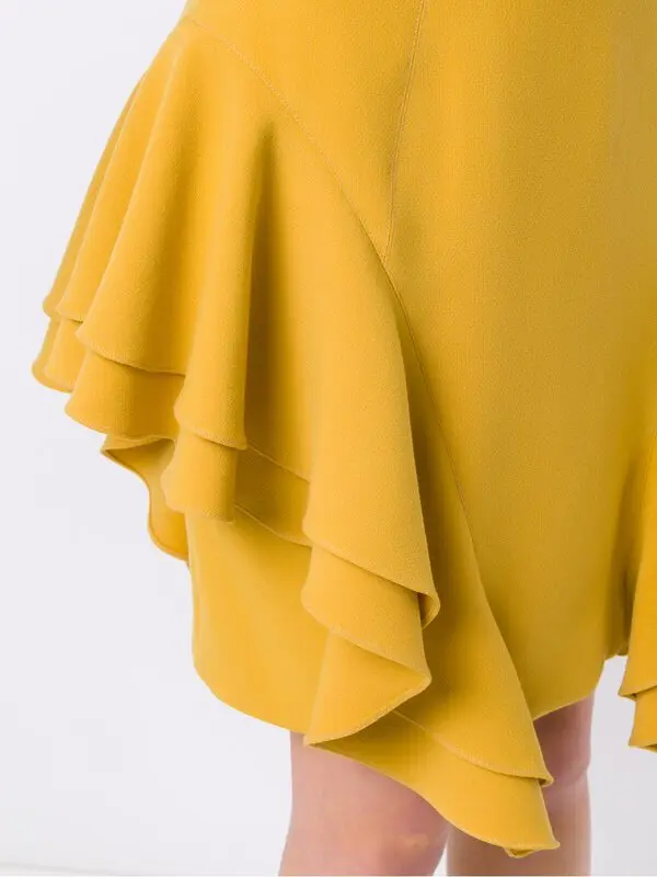 OLYMPIAH Chipre Ruffle Skirt - Yellow