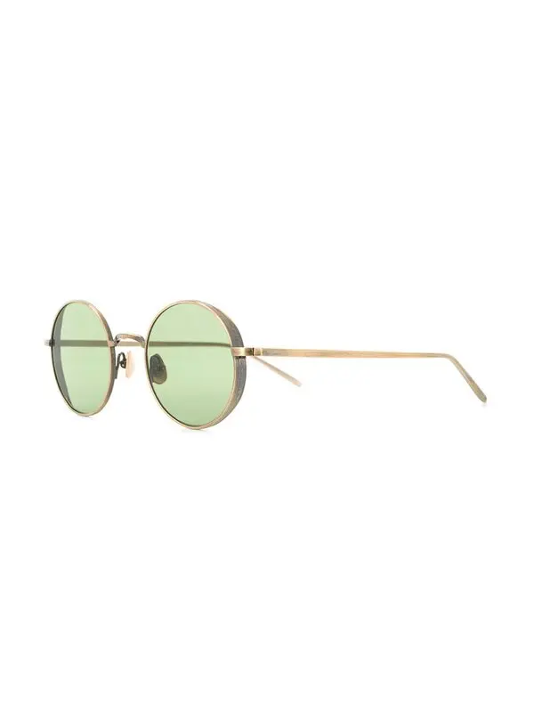 Matsuda Embossed Round-frame Tinted Sunglasses