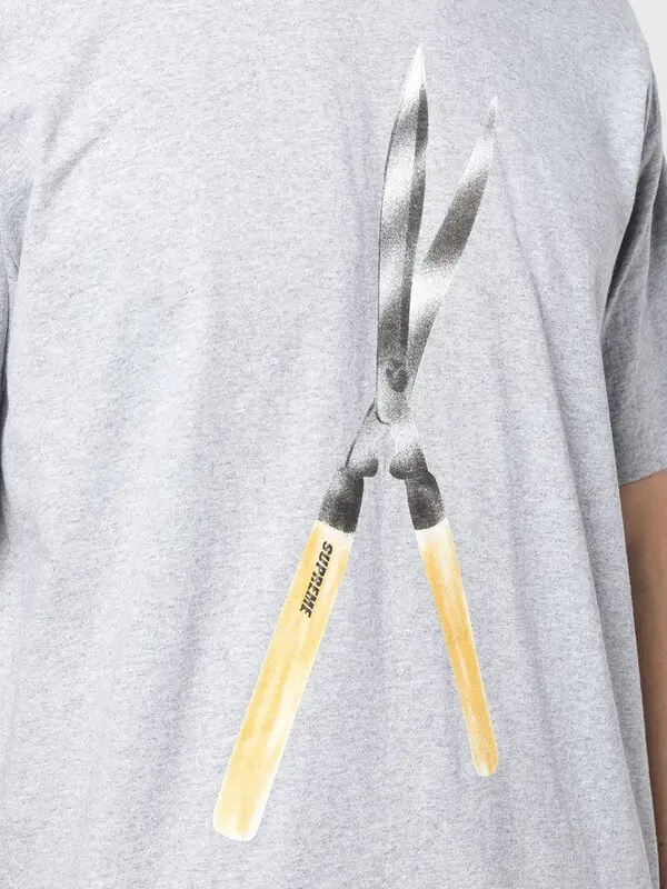 Supreme Shears Graphic-print T-shirt - Grey