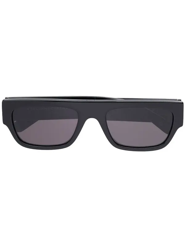 Stella McCartney Rectangular-frame Sunglasses - Black