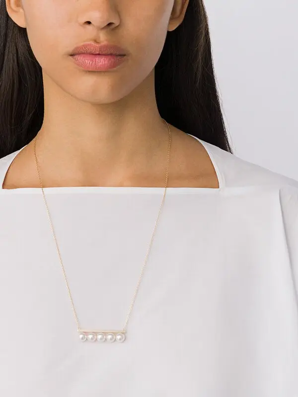 TASAKI 18kt Balance Signature Necklace - Gold