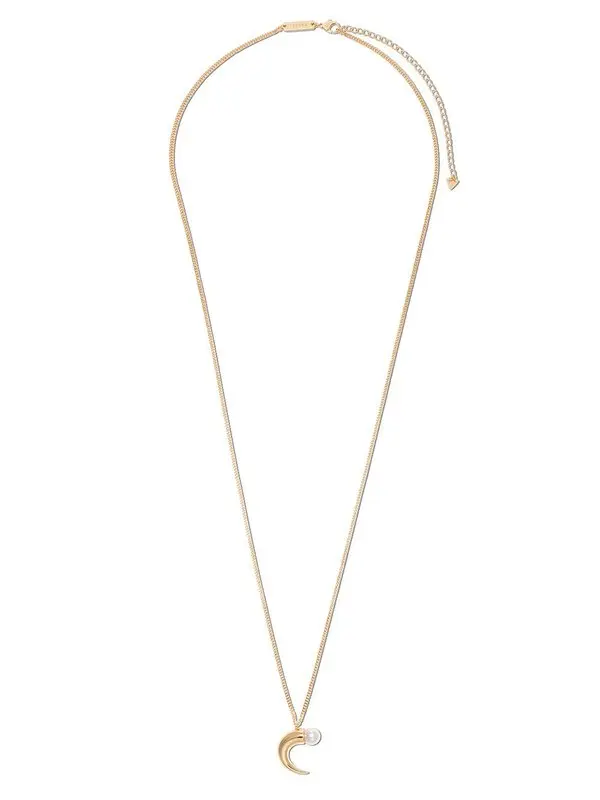 TASAKI 18kt Danger Horn Pearl Pendant Necklace - Gold