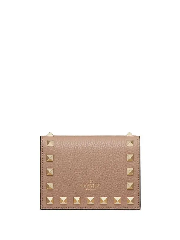 Valentino Garavani Small Rockstud Wallet - Pink