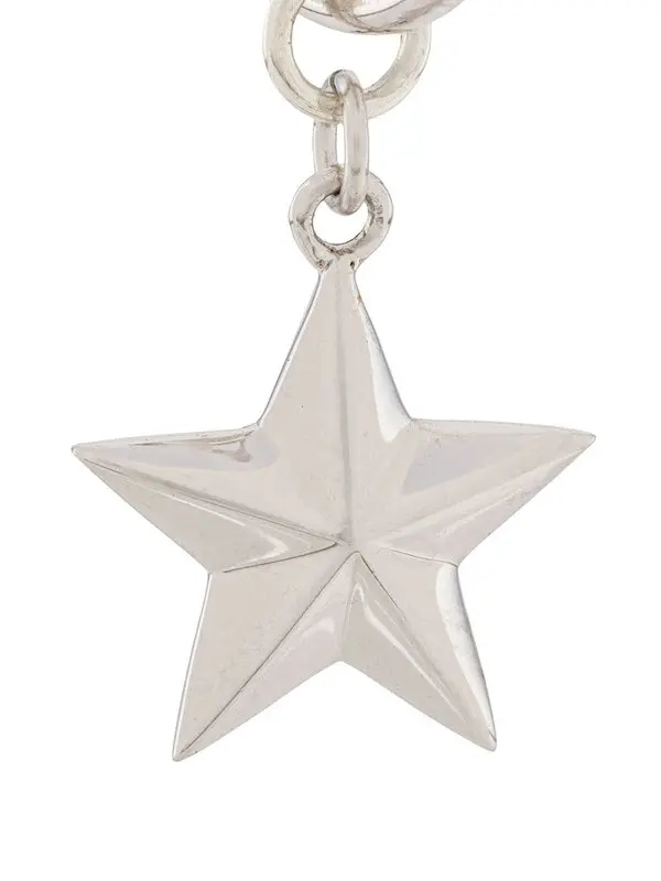 TRUE ROCKS Mini Star Hoop Earring - Silver