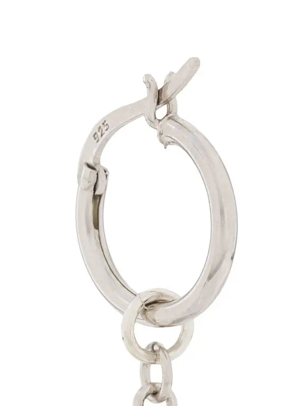 TRUE ROCKS Mini Star Hoop Earring - Silver