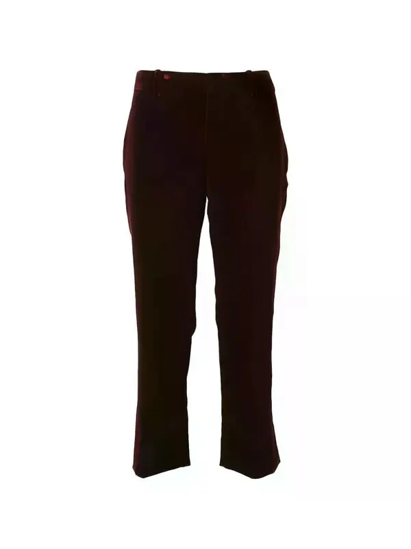 Saint Laurent Velvet Cropped Trousers