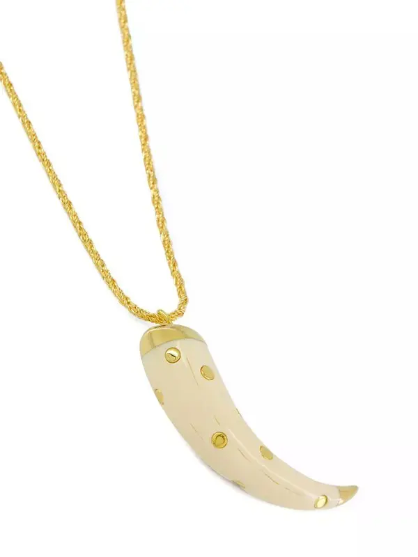 AURÉLIE BIDERMANN Caftan Moon Pendant Necklace - Metallic