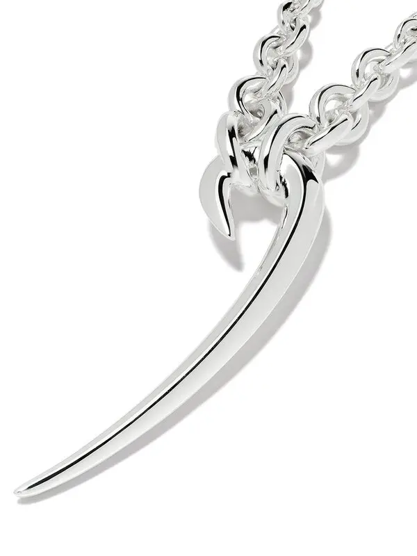 SHAUN LEANE Hook Pendant Necklace - Silver