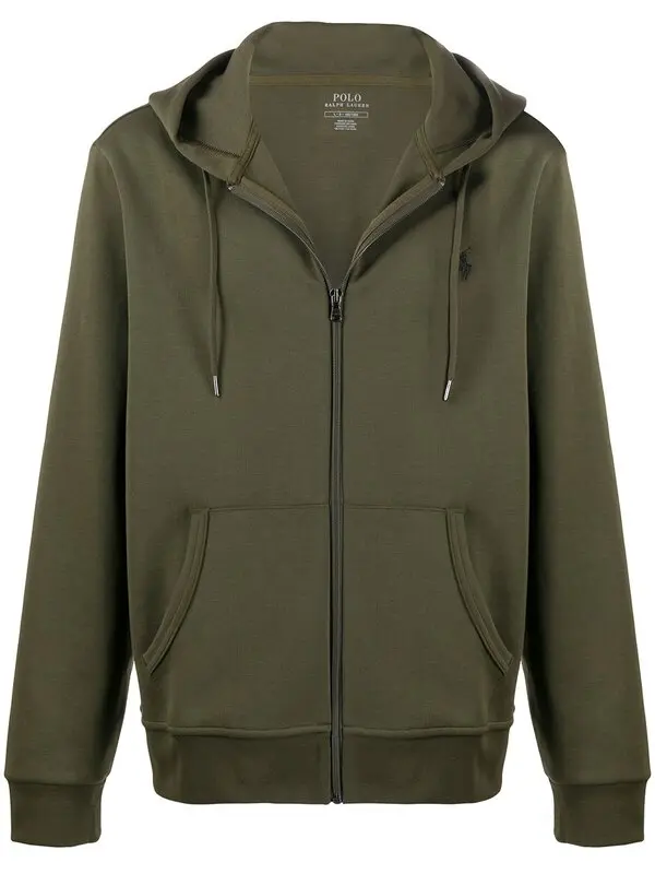 Polo Ralph Lauren Zipped Long-sleeved Hoodie - Green