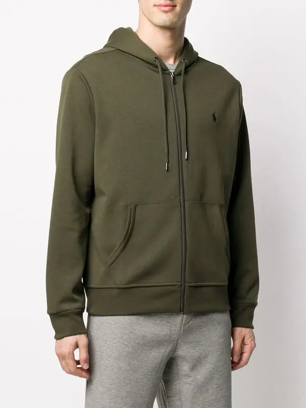 Polo Ralph Lauren Zipped Long-sleeved Hoodie - Green