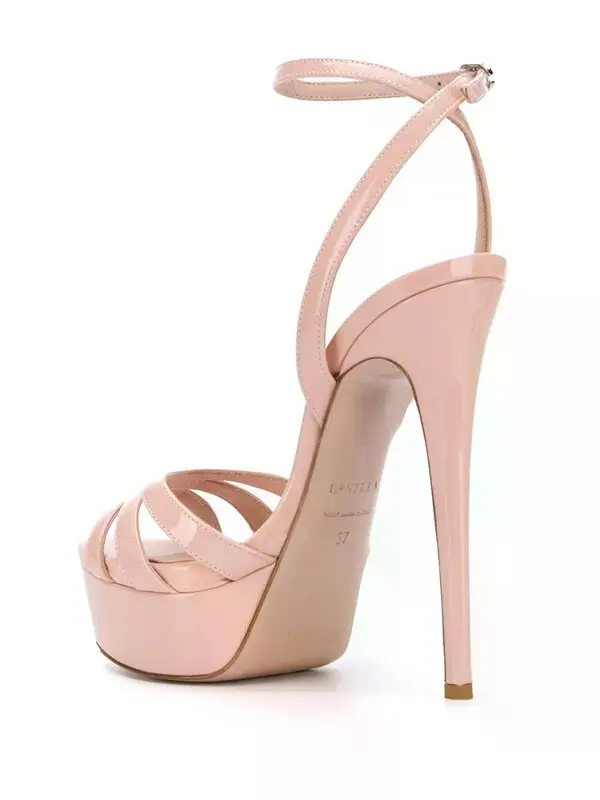 LE SILLA Lola 140mm Platform Sandals - Neutrals