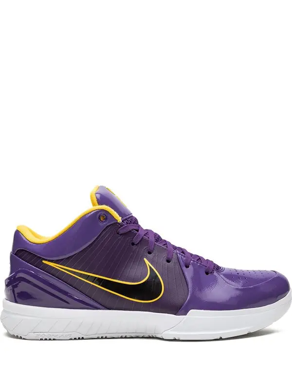 Nike X Undefeated Kobe 4 Protro La Lakers Sneakers - Purple