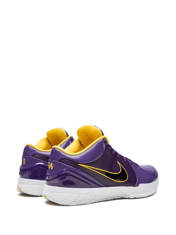 Nike X Undefeated Kobe 4 Protro La Lakers Sneakers - Purple