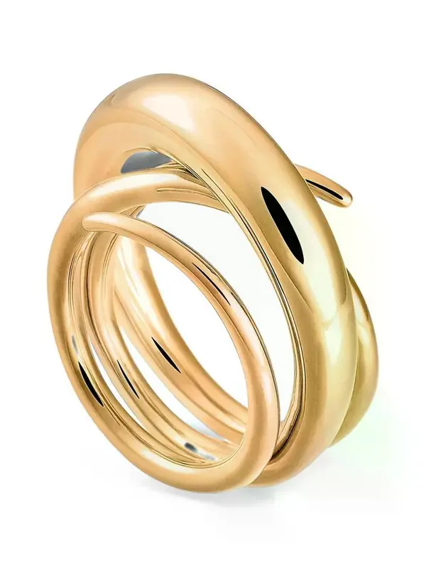Charlotte Chesnais Gold Hurly Burly Ring - Metallic
